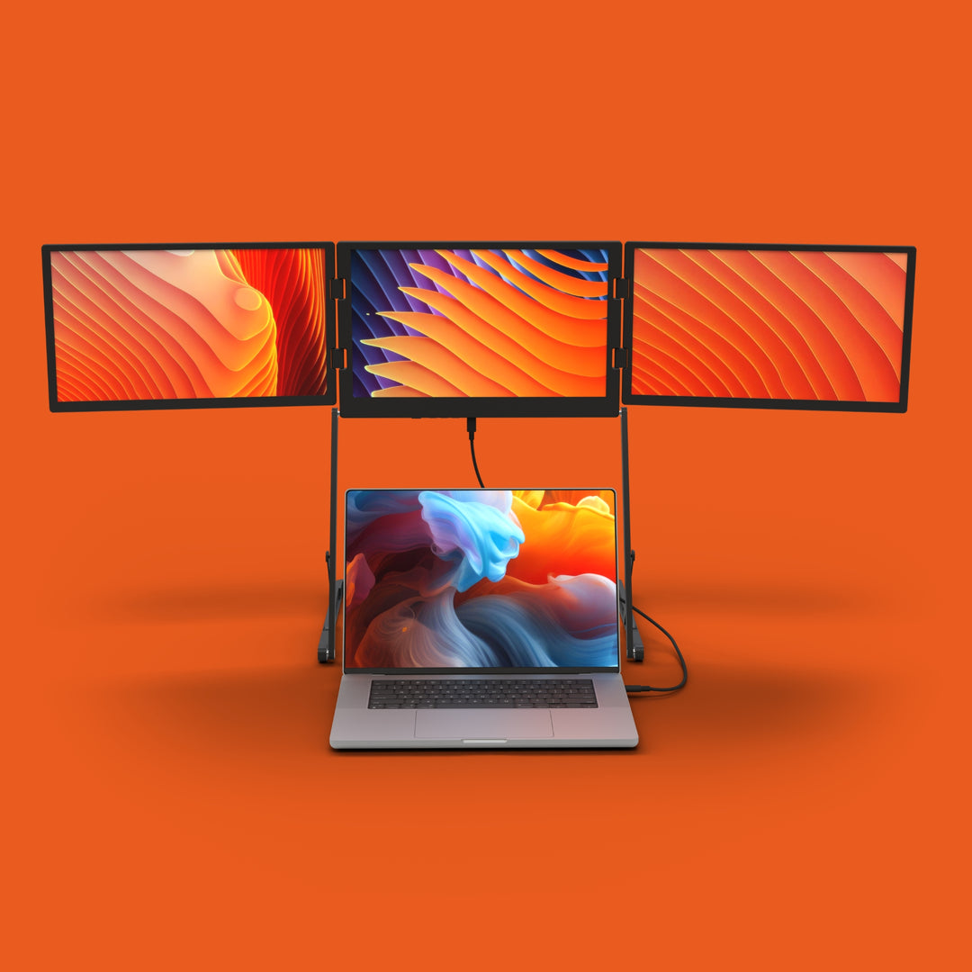 Best Triple Portable Monitors for laptops – Aura